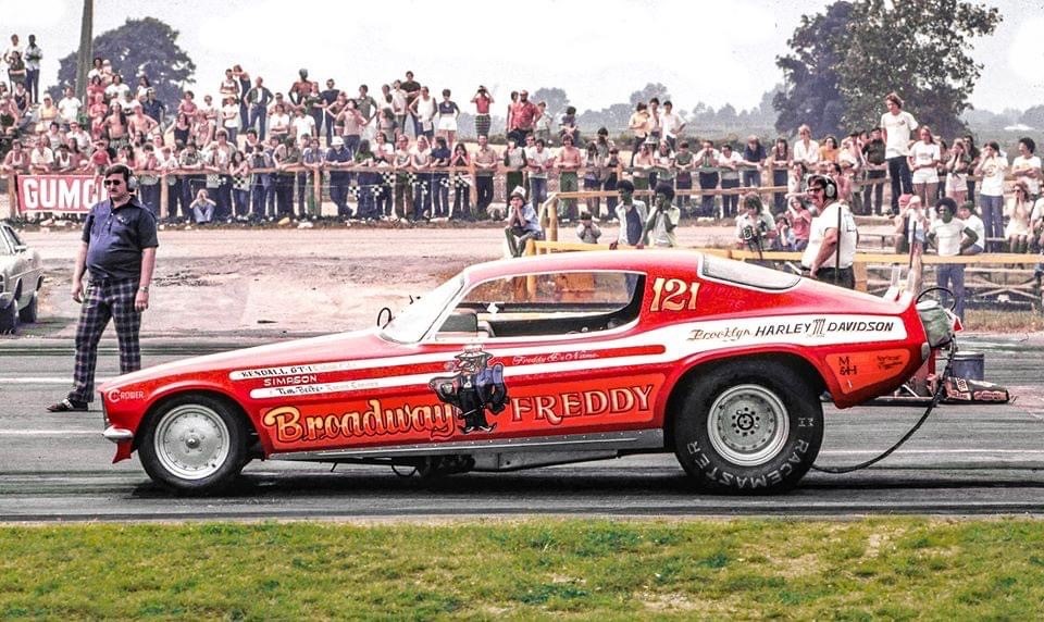 Funny Car Driver-come-Mobster: Broadway Freddy DeName – Raceway Hussy